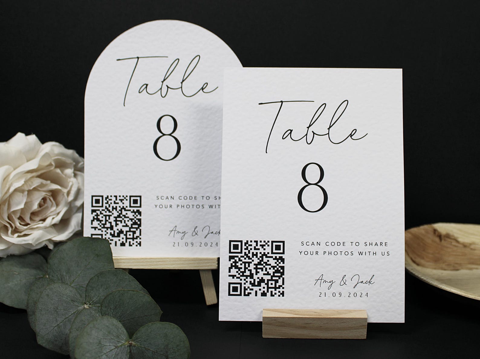 Wedding Table Numbers Signs | Wedding Table Decor | Minimalistic ...