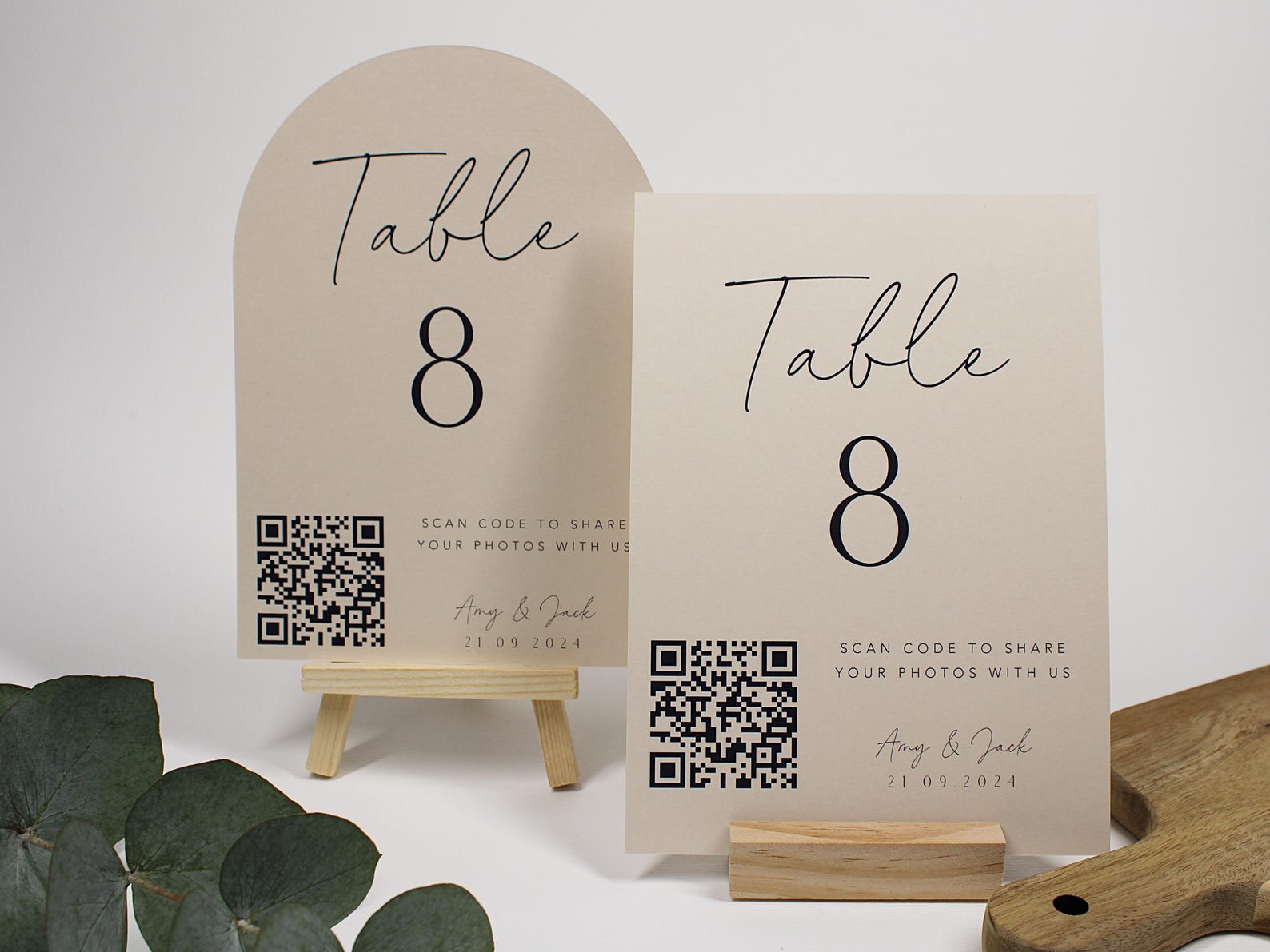Wedding Table Numbers Signs | Wedding Table Decor | Minimalistic ...