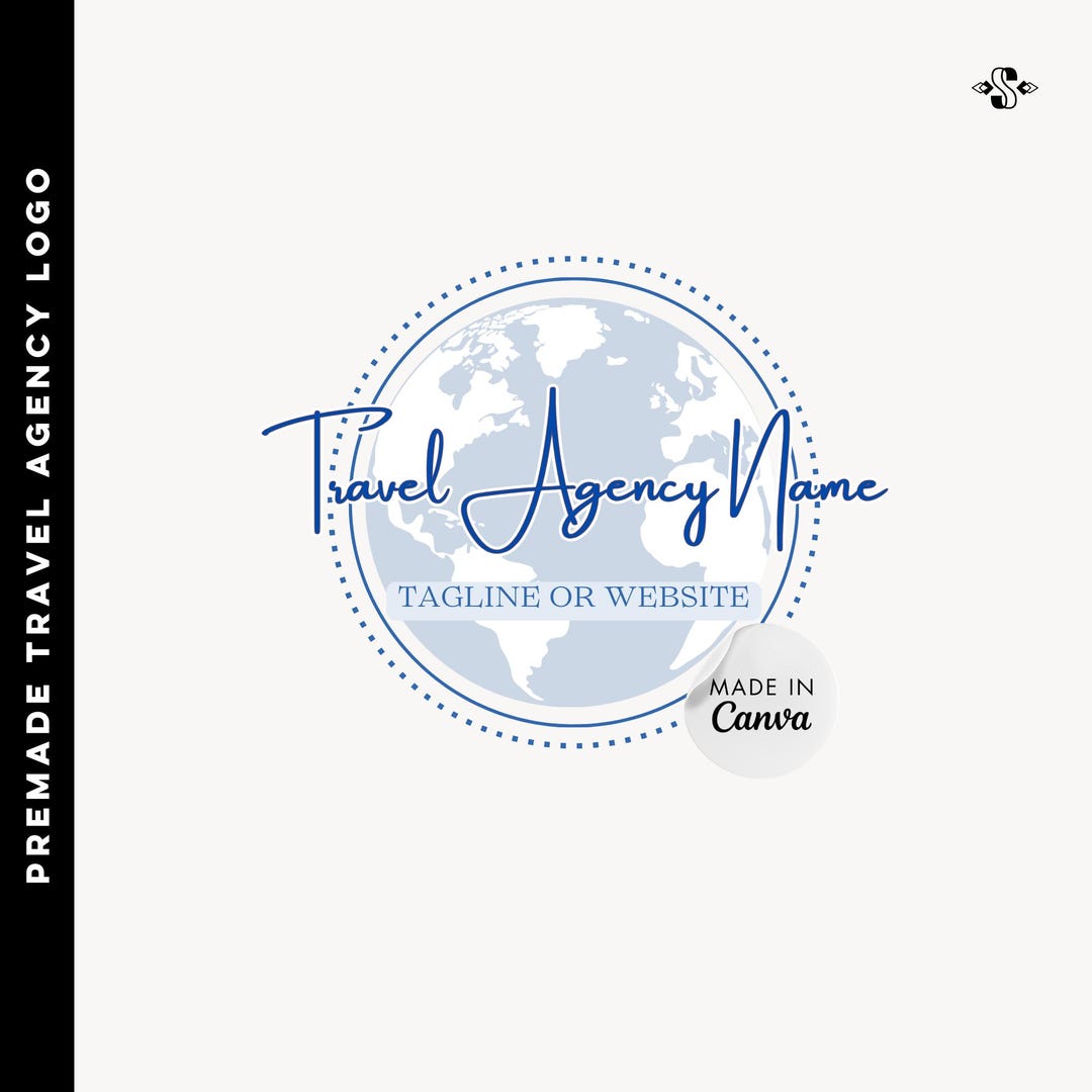 Travel Agent Logo Design Canva Customizable Travel Globe Logos Travel ...