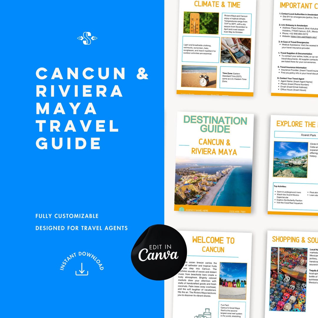 Cancun Travel Guide | Brandable Done-for-you Client Resource for Travel ...
