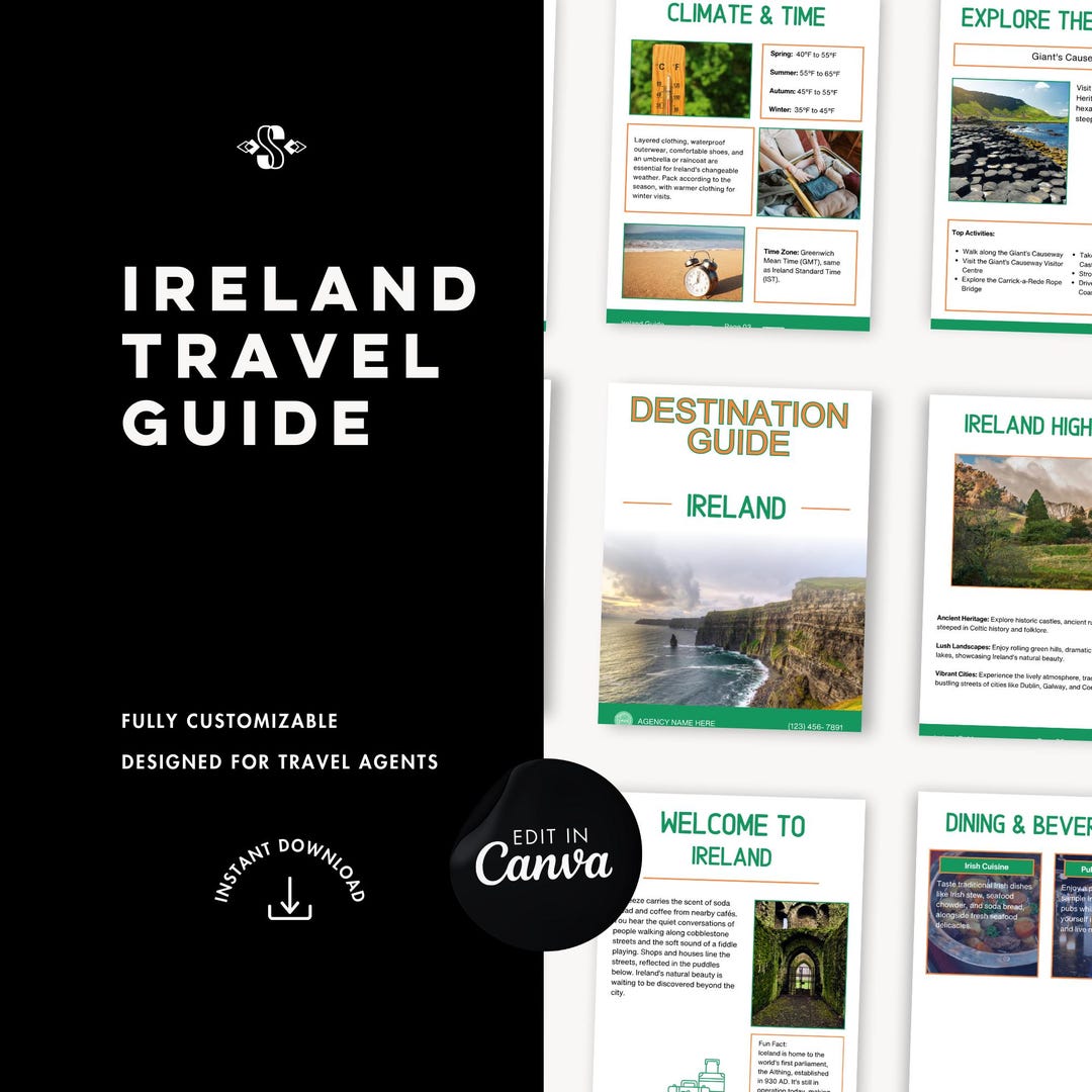 Ireland Travel Guide | Brandable Done-for-you Client Resource for ...