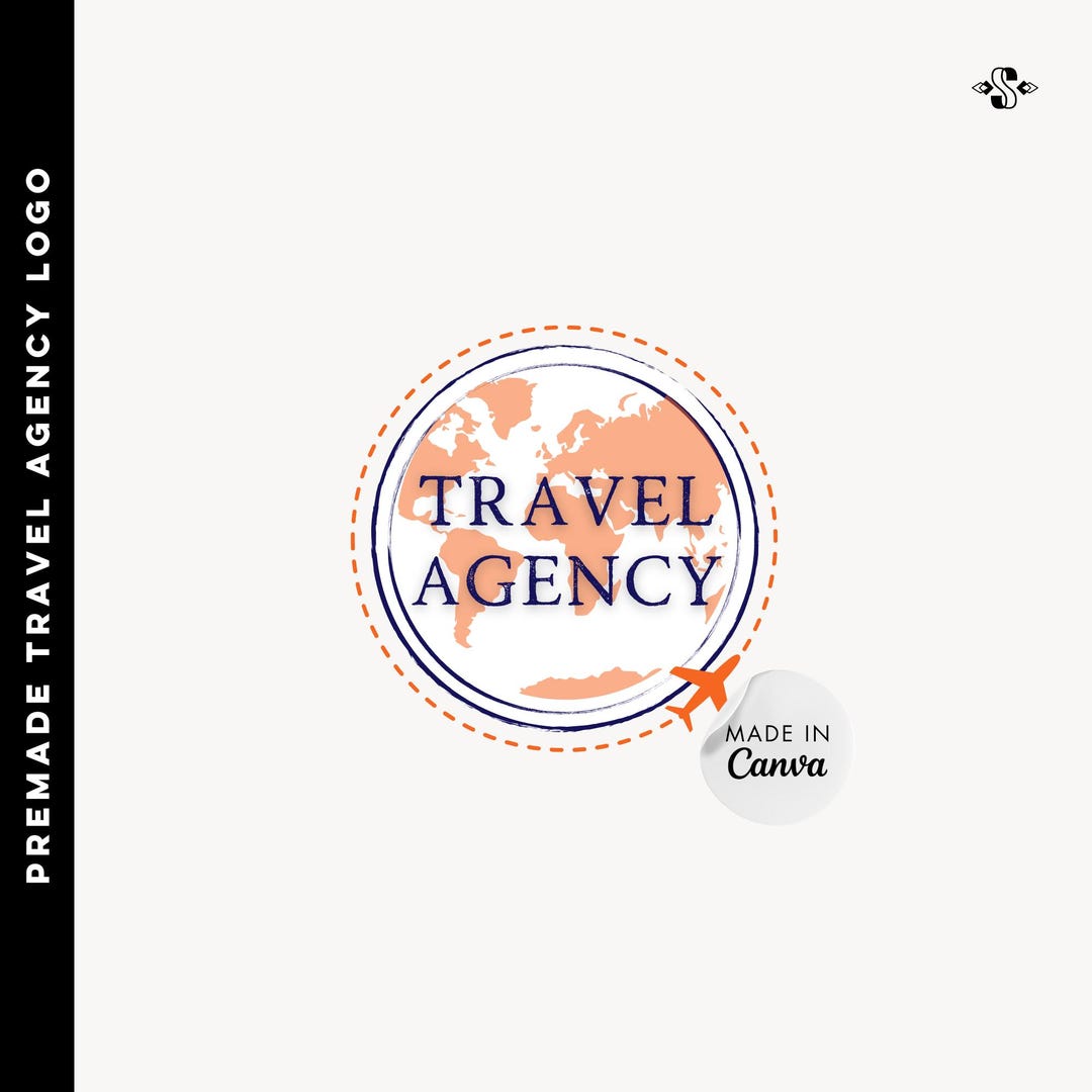Travel Agent Logo Design Canva Customizable Travel Globe Logos Travel ...