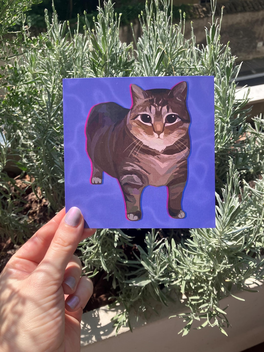 Brainrot Cat Meme Print - Etsy UK