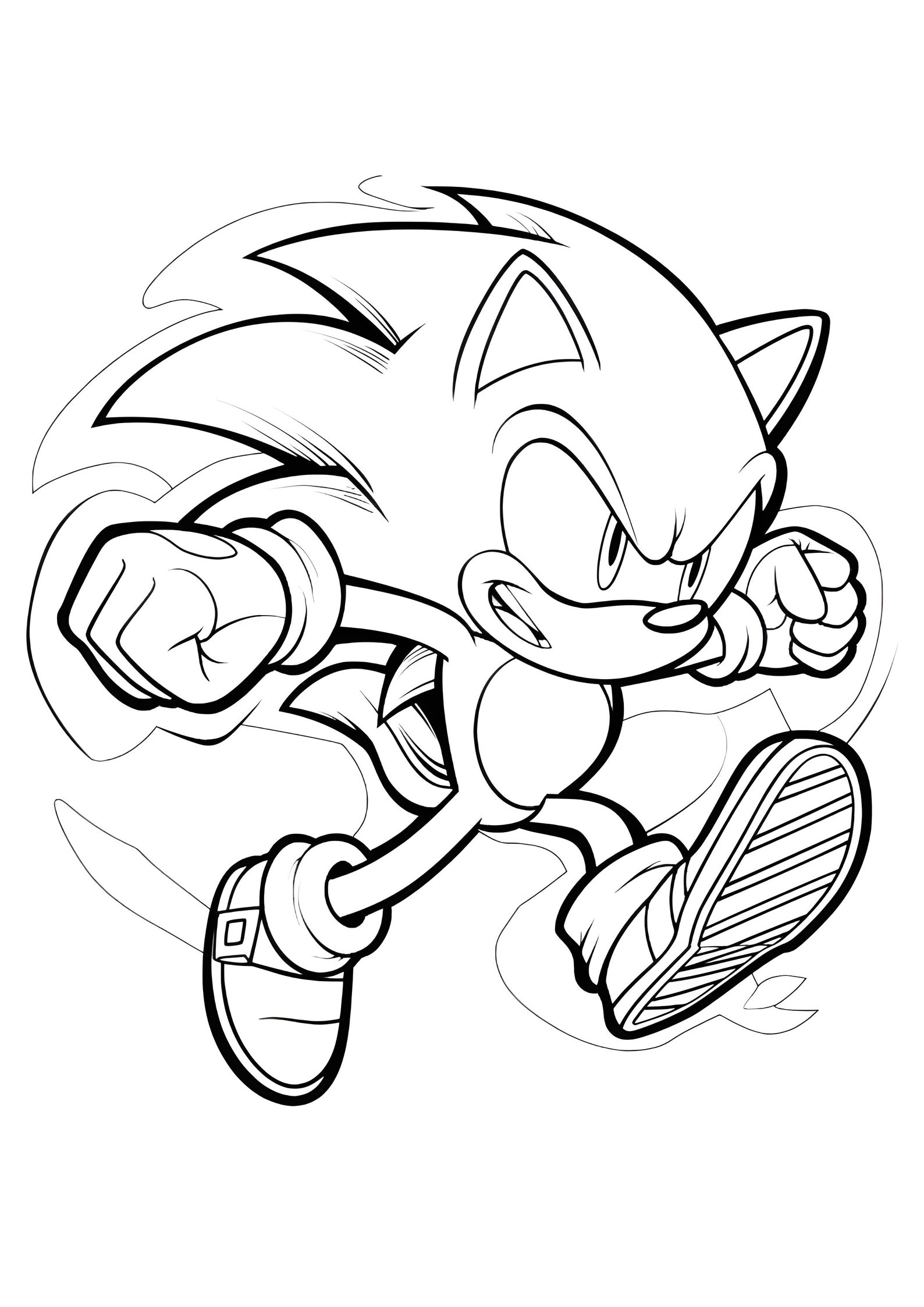 12 Page Sonic Coloring Book Fun Coloring Pages for Kids Digital ...