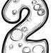 Bubbly Numbers Coloring Page Fun Coloring Pages for Kids Digital ...