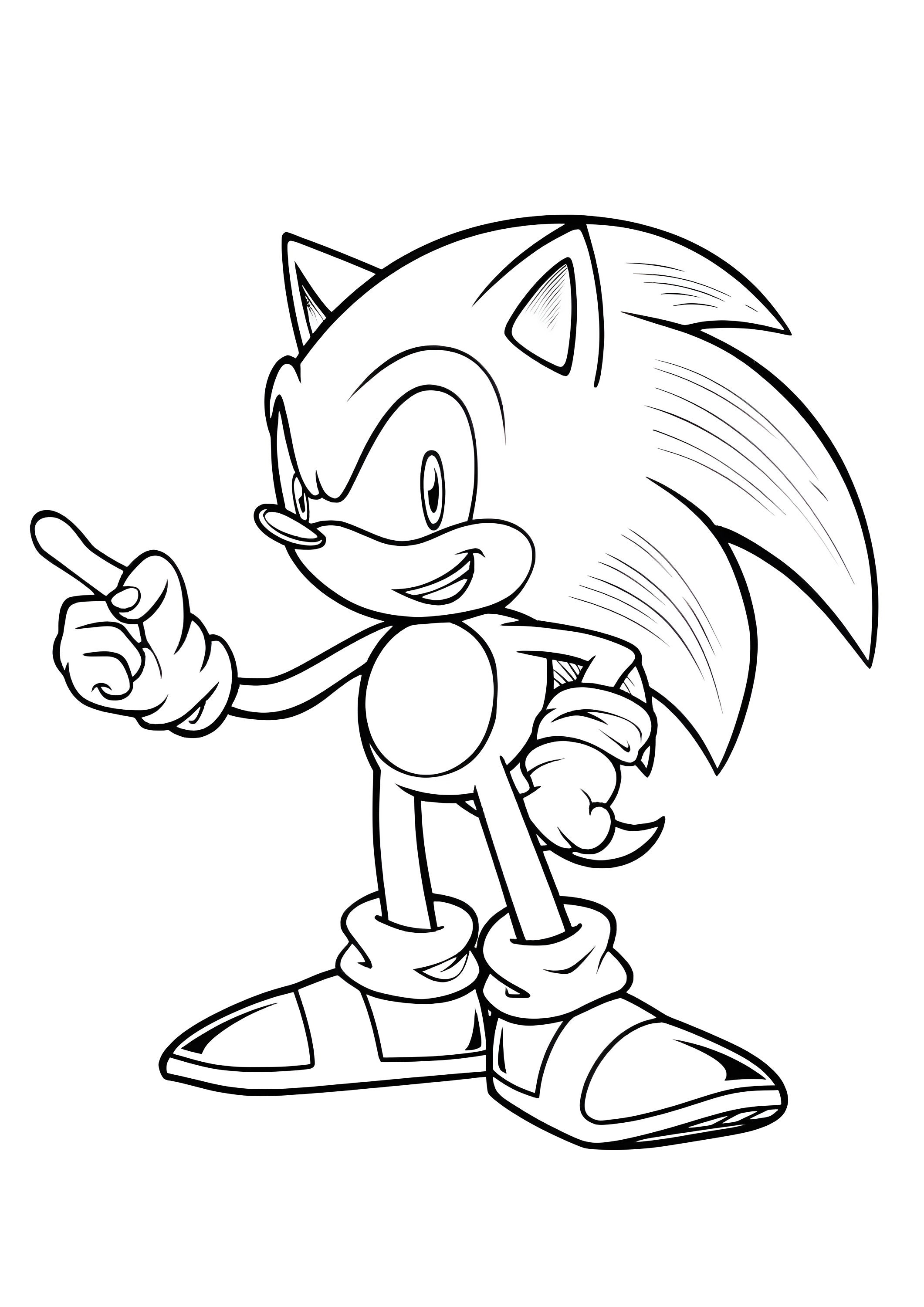 12 Page Sonic Coloring Book Fun Coloring Pages for Kids Digital ...