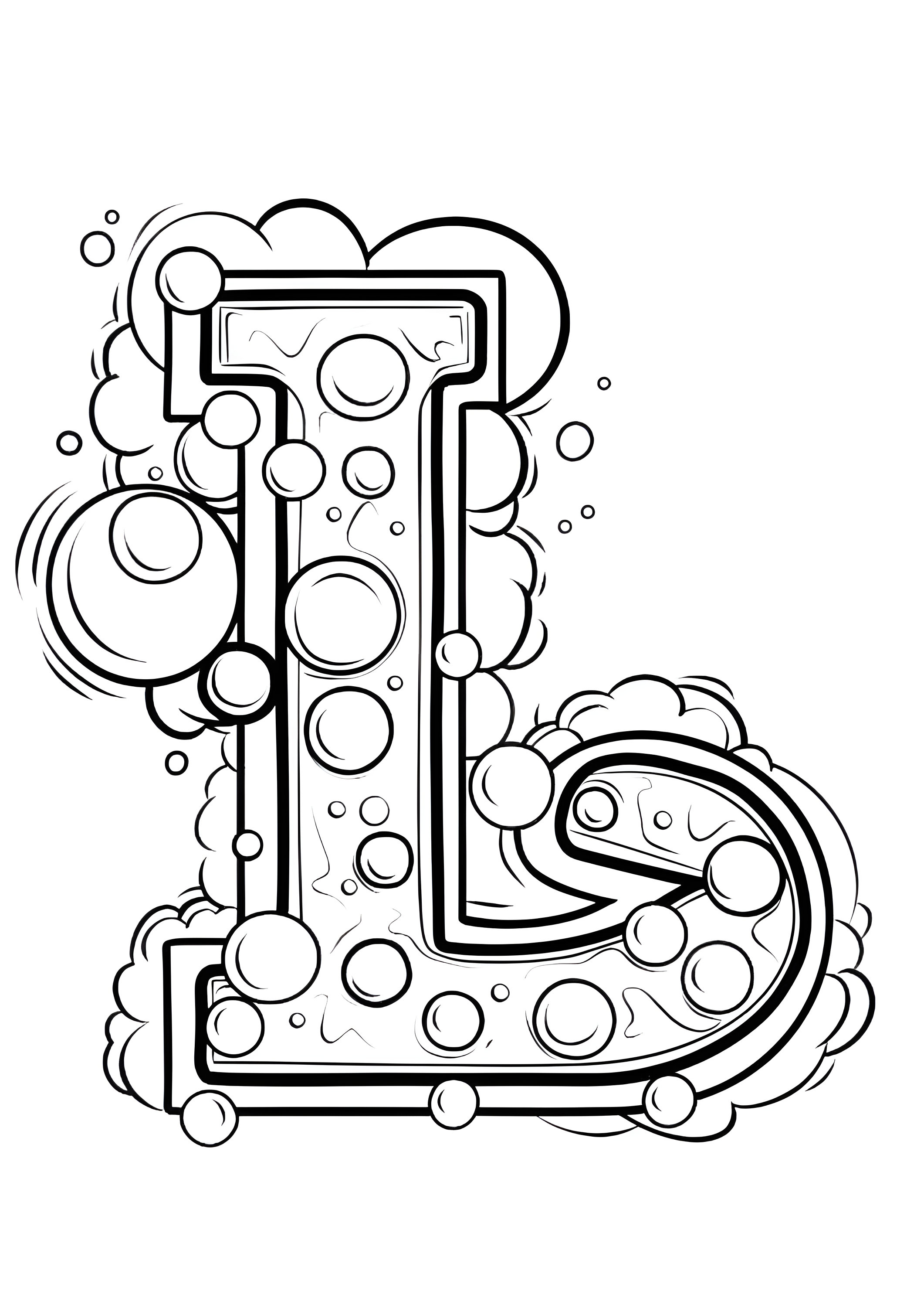 26 Page Alphabet Coloring Book Fun Coloring Book Digital Printable ...