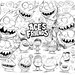 Fun Monsters Coloring Book Coloring Pages for Kids Digital Download ...