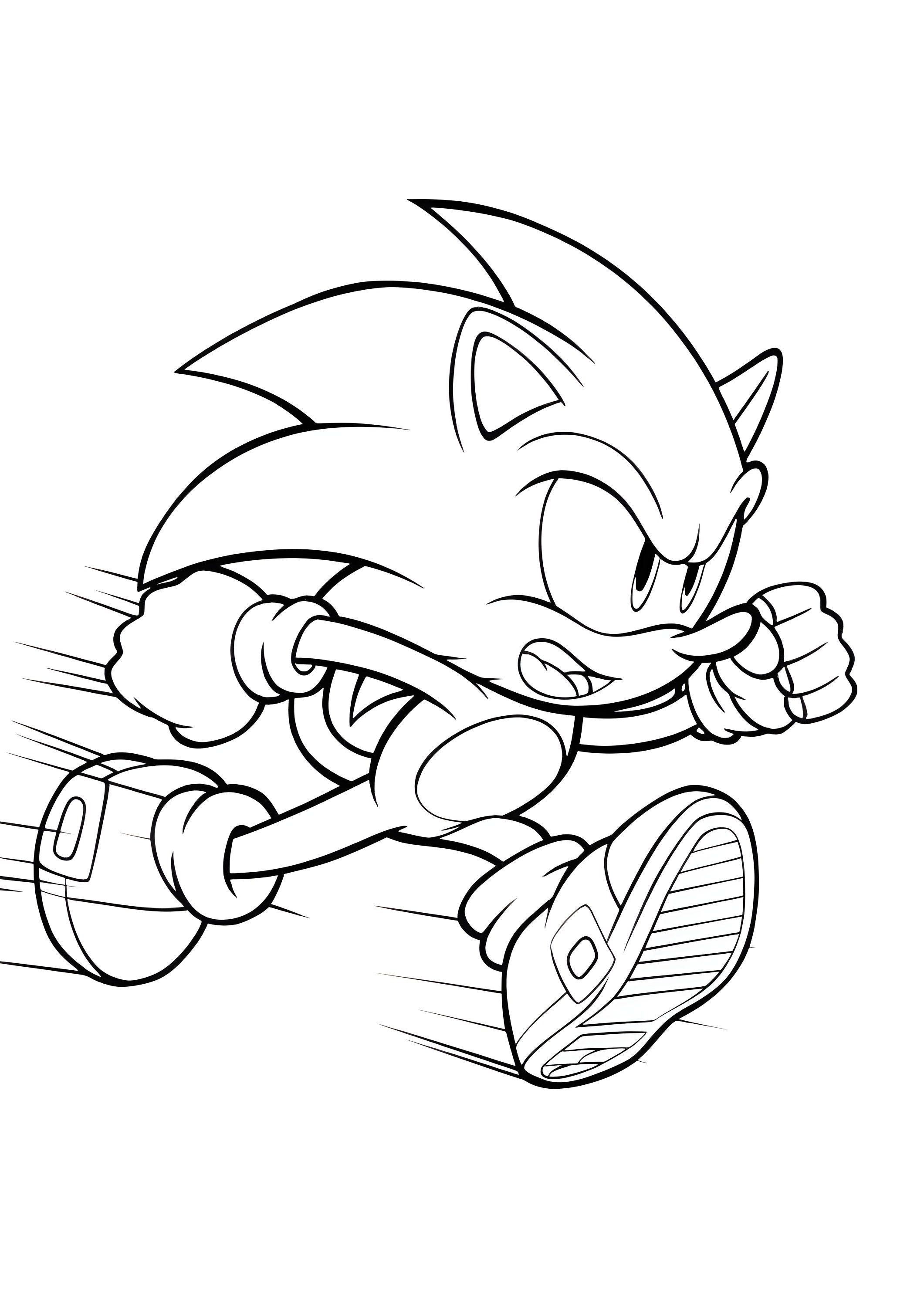 12 Page Sonic Coloring Book Fun Coloring Pages for Kids Digital ...