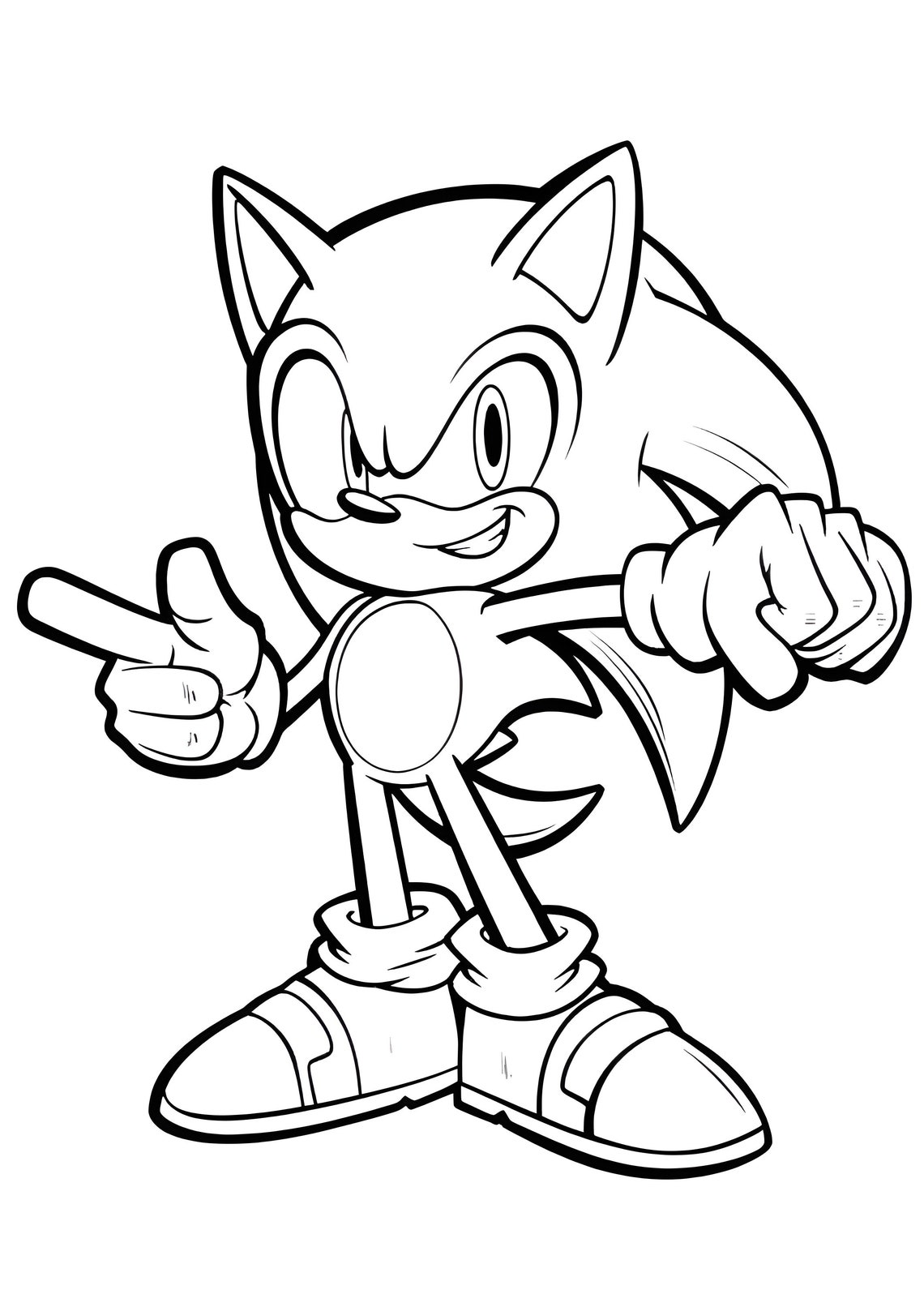 12 Page Sonic Coloring Book Fun Coloring Pages for Kids Digital ...