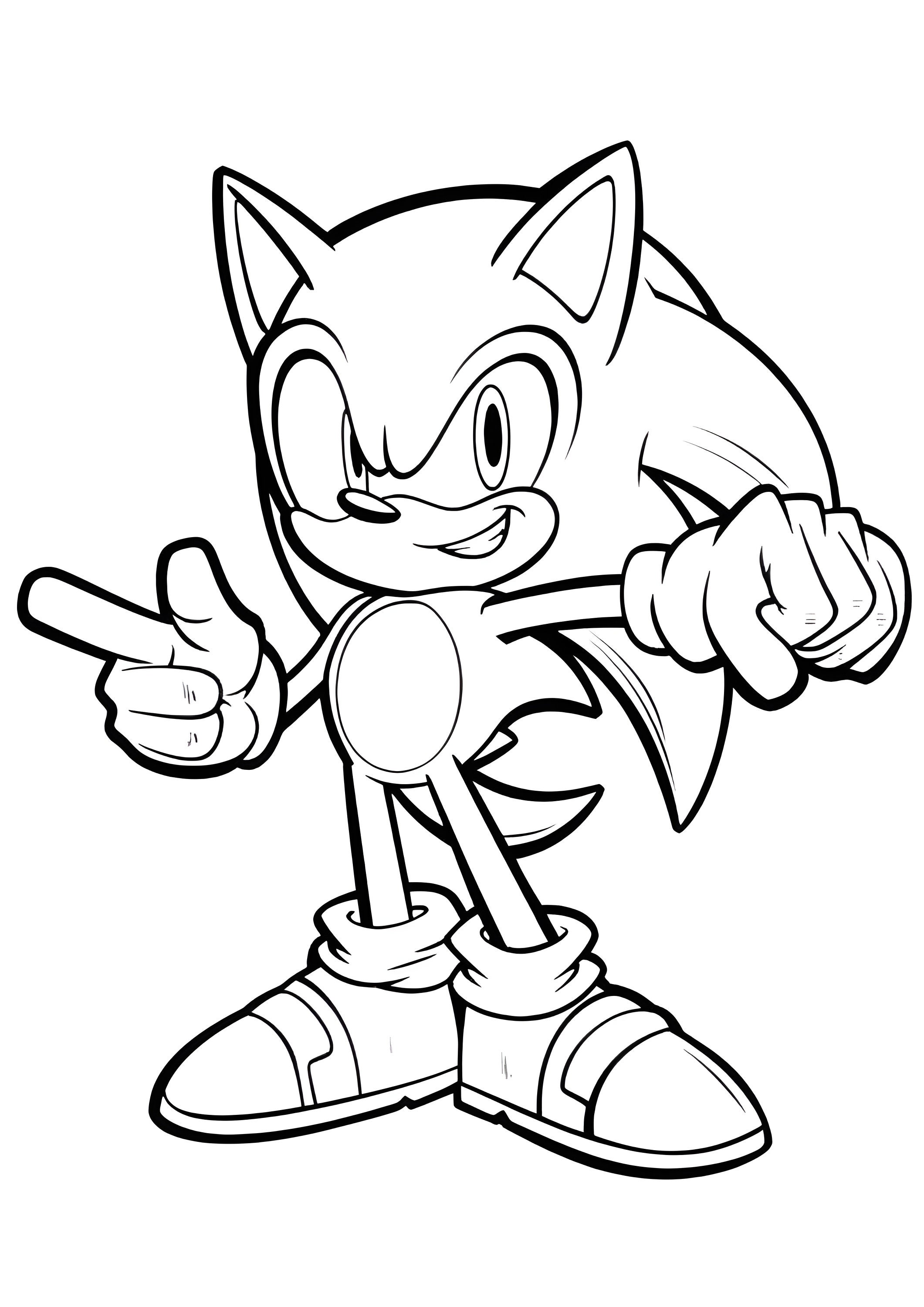 12 Page Sonic Coloring Book Fun Coloring Pages for Kids Digital ...