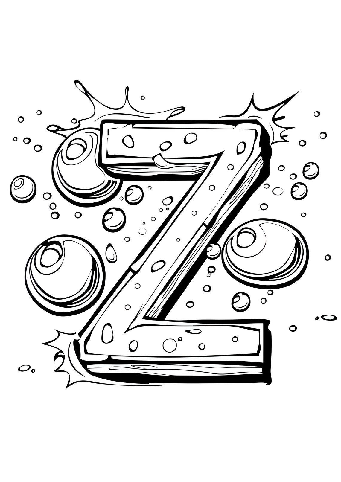 26 Page Alphabet Coloring Book Fun Coloring Book Digital Printable ...