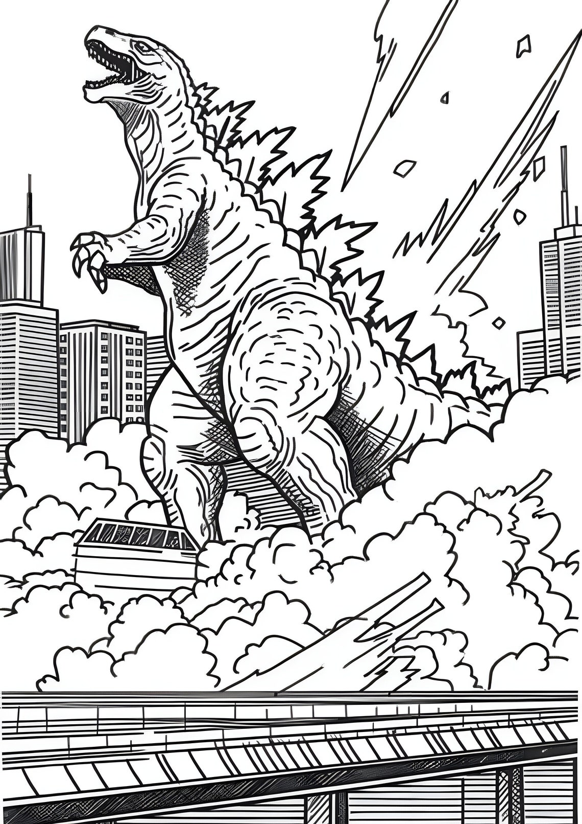 Titan Monsters Coloring Book Fun Coloring Pages for Kids Digital ...