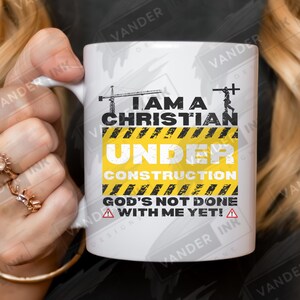 Christian Under Construction SVG PNG Digital Download Jesus Christ ...