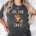 Oh for Fox Sake SVG PNG Funny Cute Sarcastic Fox Digital Download for ...