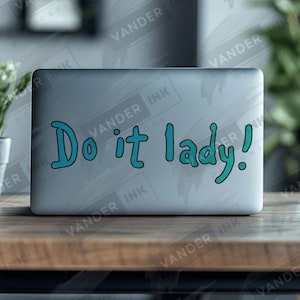 Do It Lady! SVG PNG Digital Download Funny Handwritten Birthday Card ...