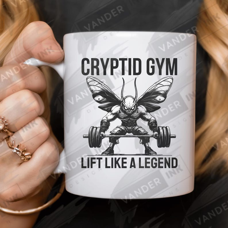 Mothman Cryptid Gym Lift Like A Legend SVG PNG Digital Download Weight ...