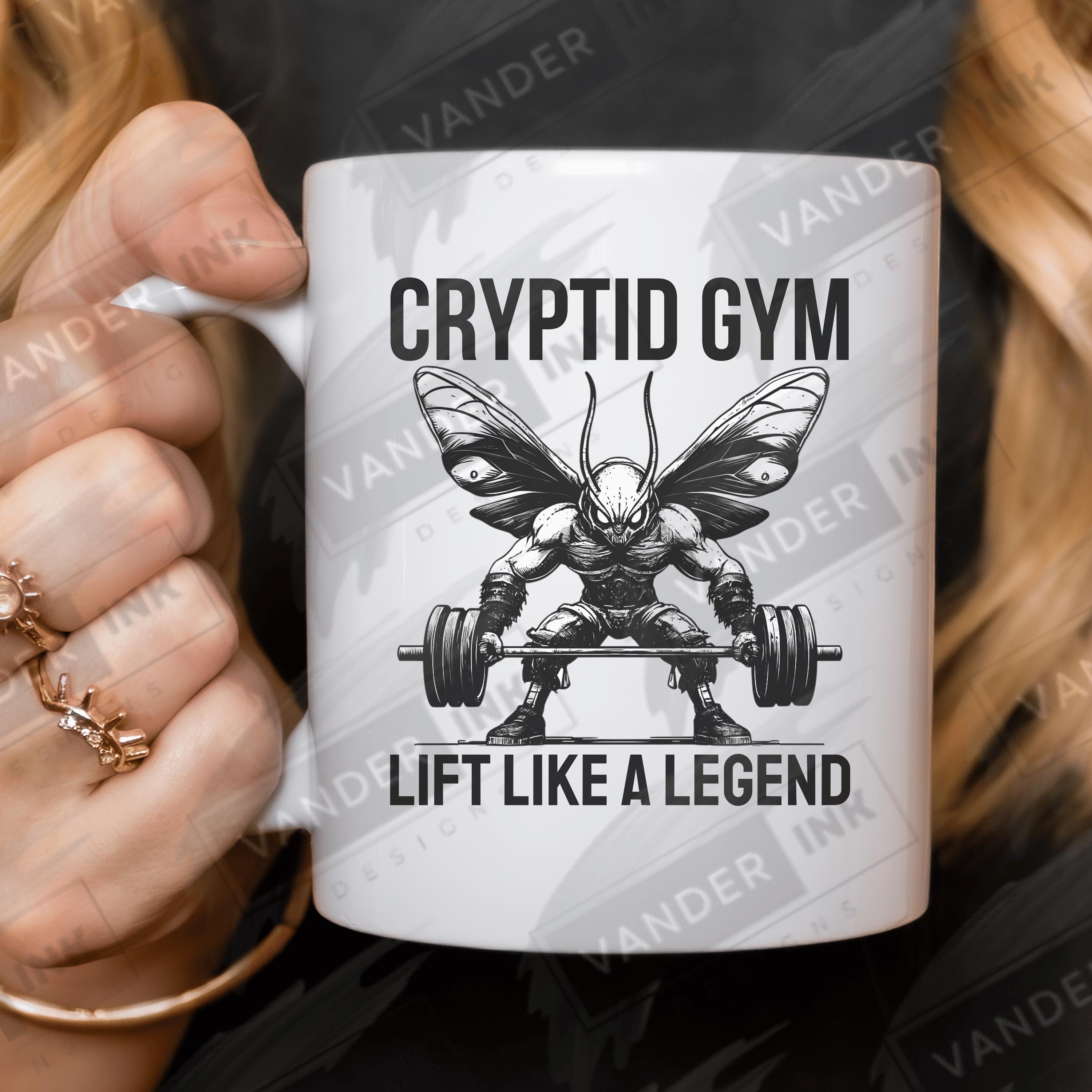 Mothman Cryptid Gym Lift Like A Legend SVG PNG Digital Download Weight ...
