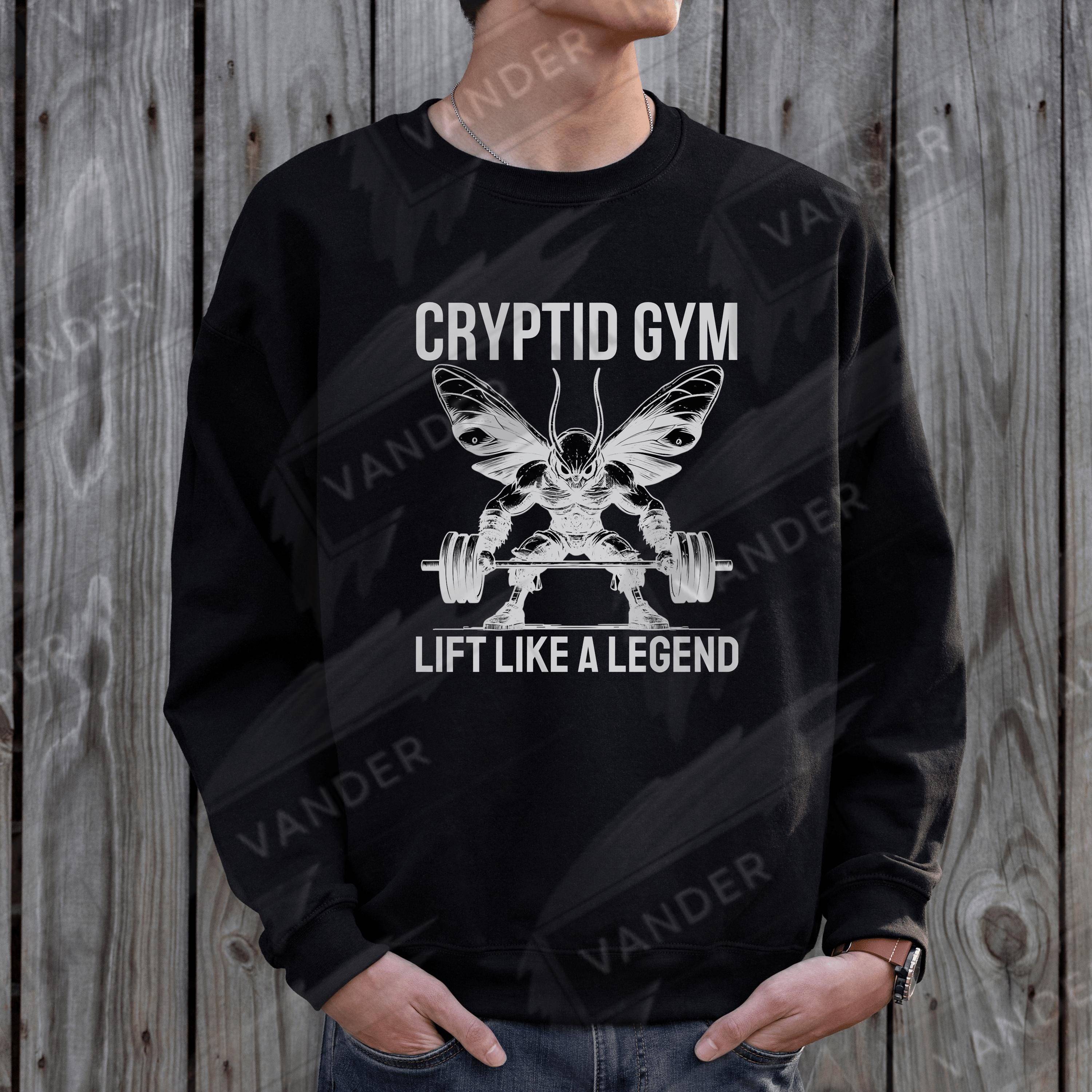 Mothman Cryptid Gym Lift Like A Legend SVG PNG Digital Download Weight ...