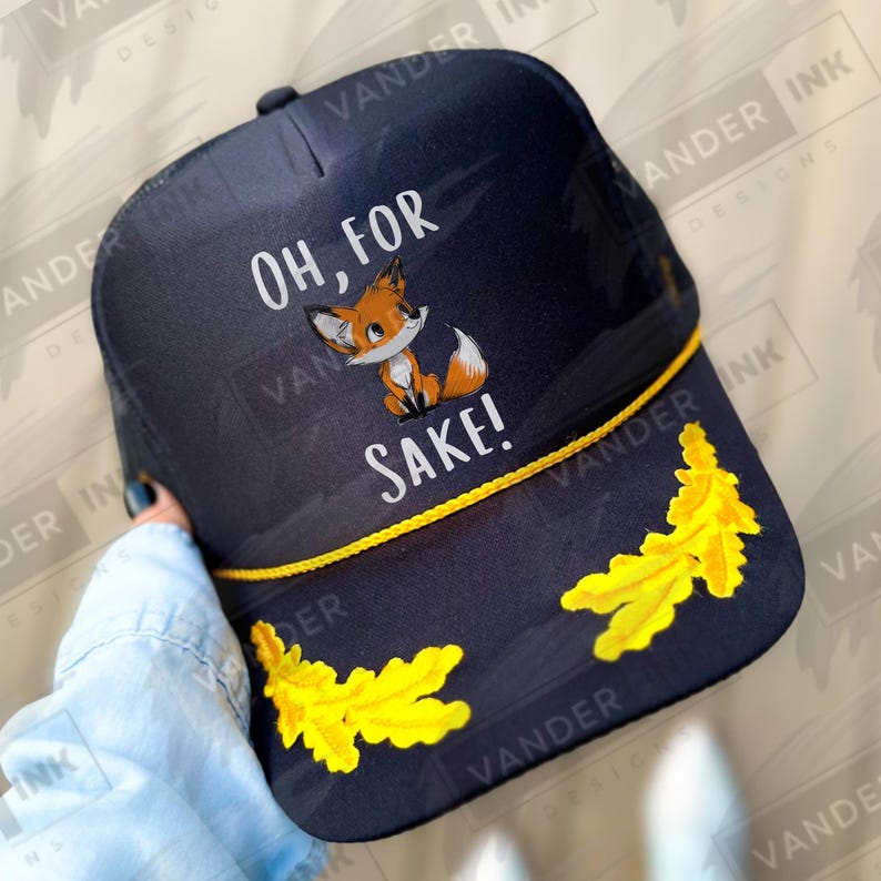 Oh for Fox Sake SVG PNG Funny Cute Sarcastic Fox Digital Download for ...