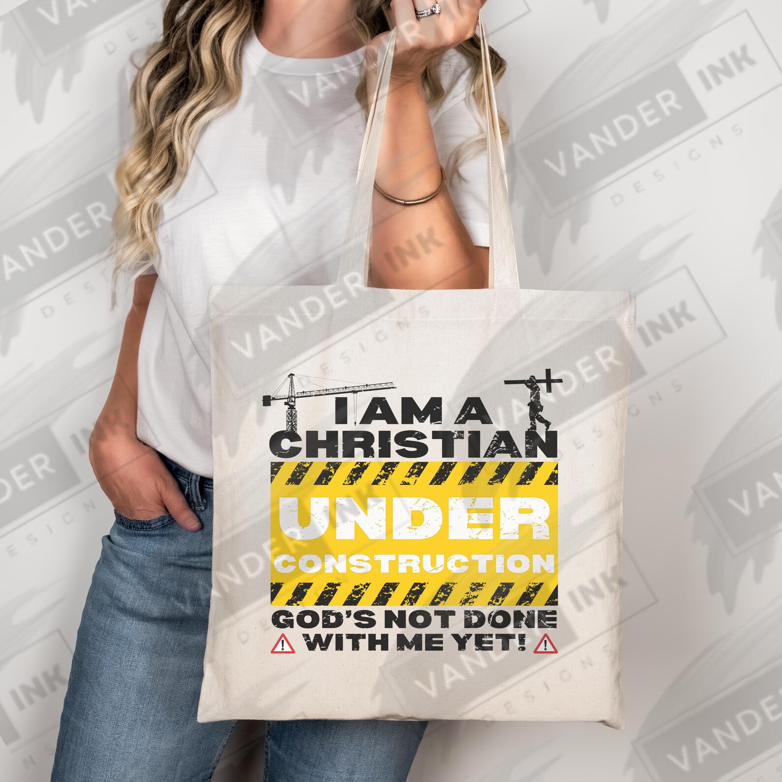 Christian Under Construction SVG PNG Digital Download Jesus Christ ...