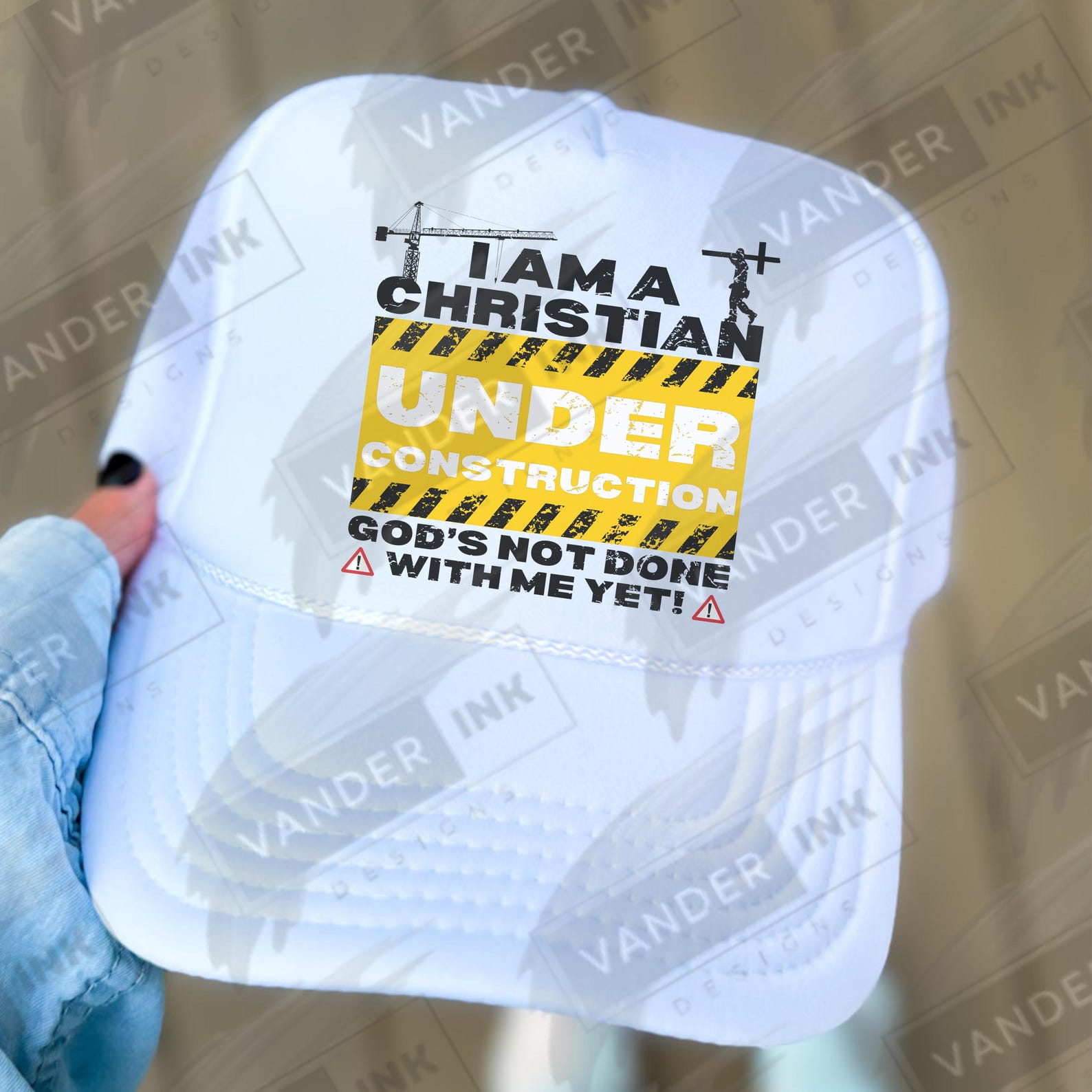 Christian Under Construction SVG PNG Digital Download Jesus Christ ...