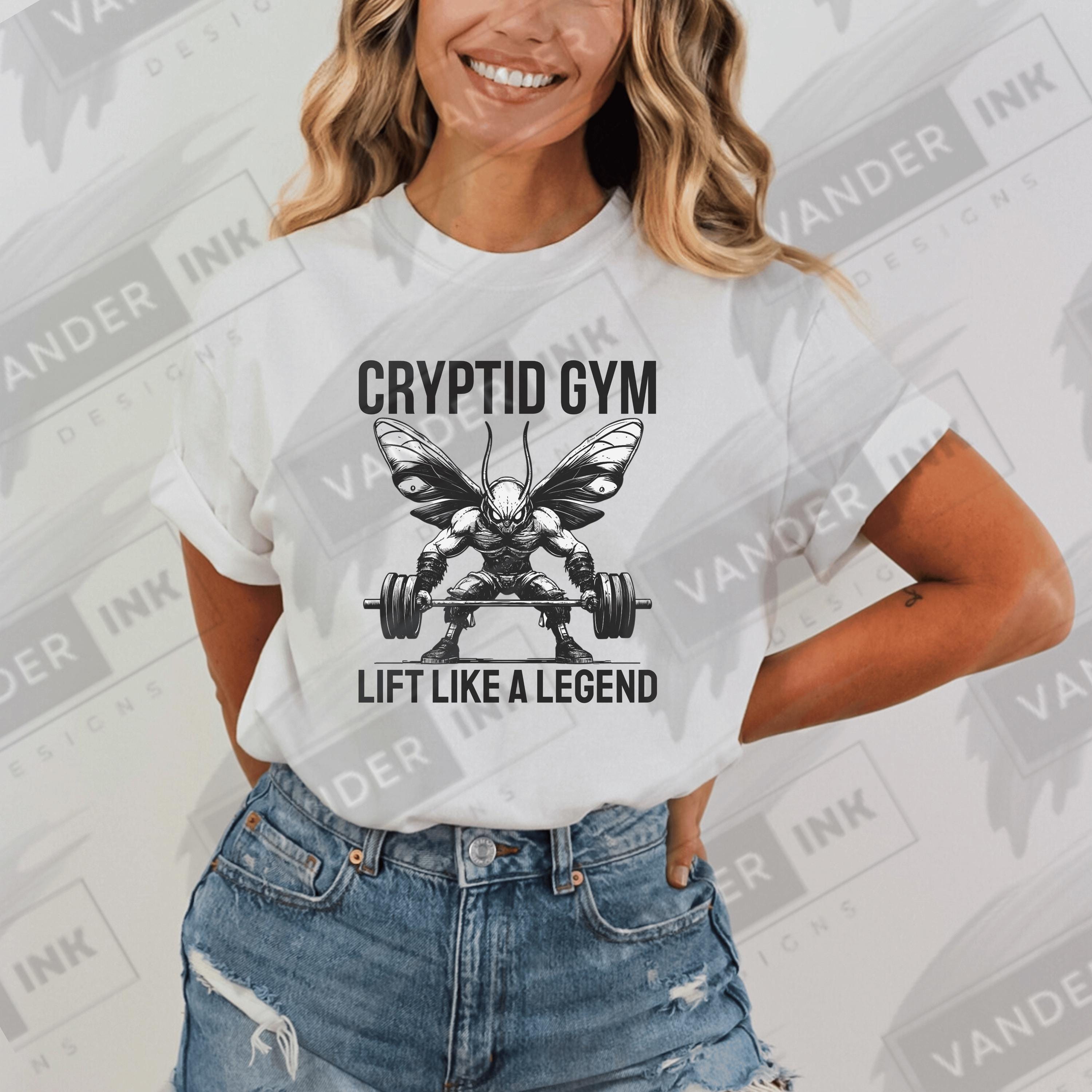 Mothman Cryptid Gym Lift Like A Legend SVG PNG Digital Download Weight ...