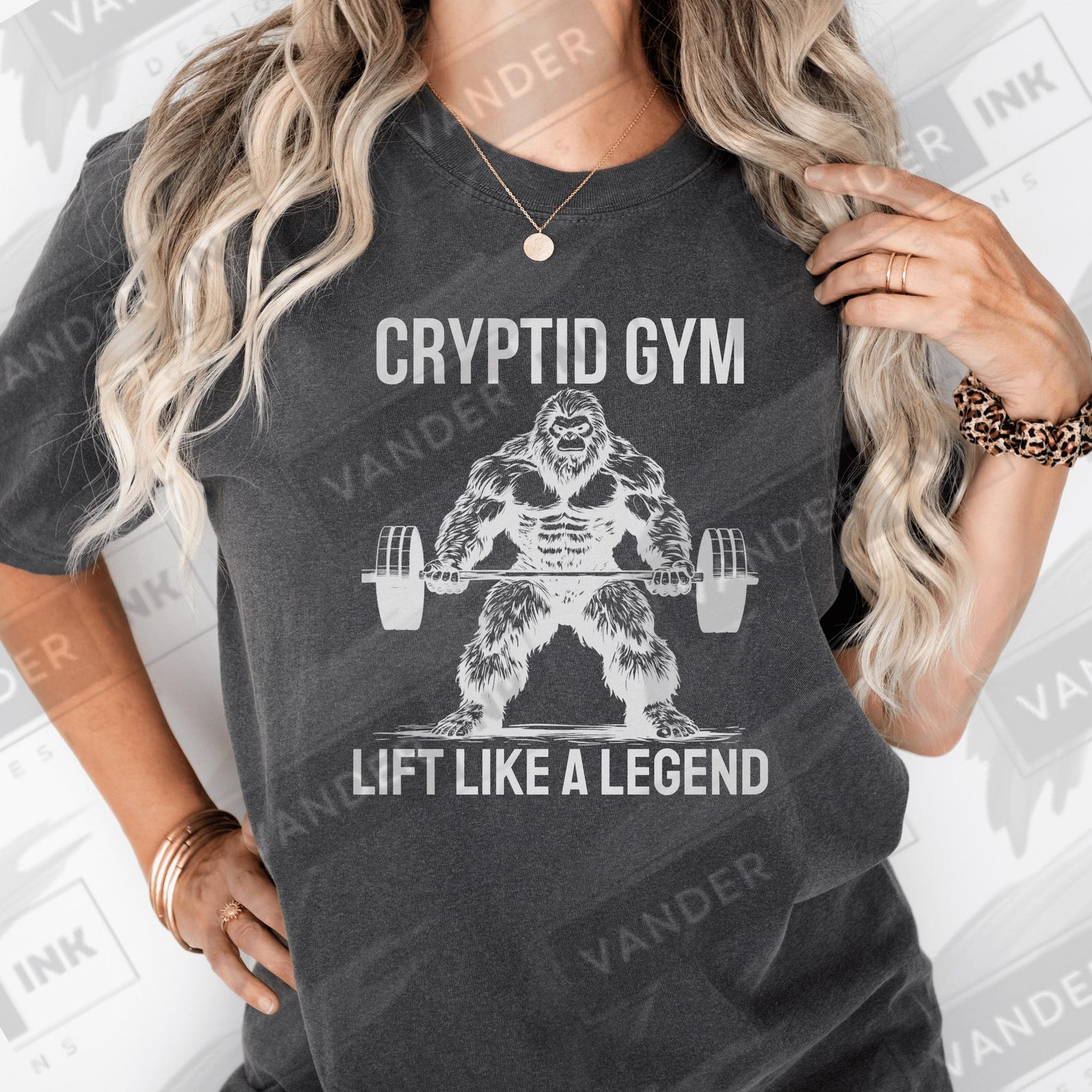 Bigfoot Sasquatch Cryptid Gym Lift Like A Legend SVG PNG Digital ...