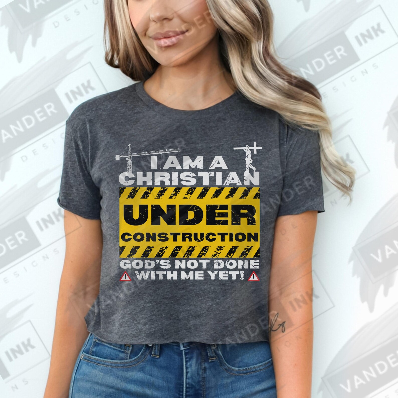 Christian Under Construction SVG PNG Digital Download Jesus Christ ...