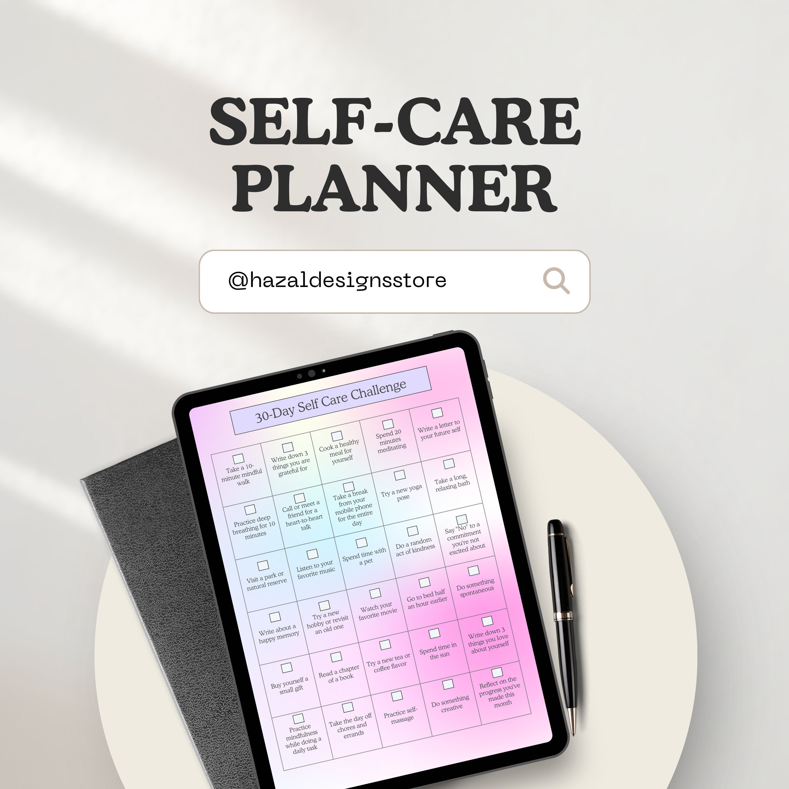 Self Love Planner Self Care Planner Printable Self Love Planner Digital ...