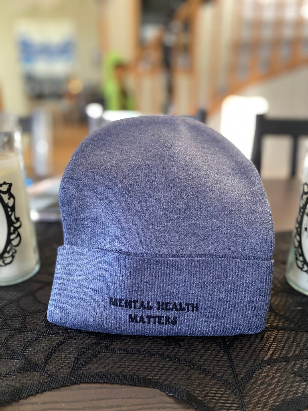 Mental Health Toque - Hat, Awareness, Anxiety, Beanie, Winter Hat - Etsy