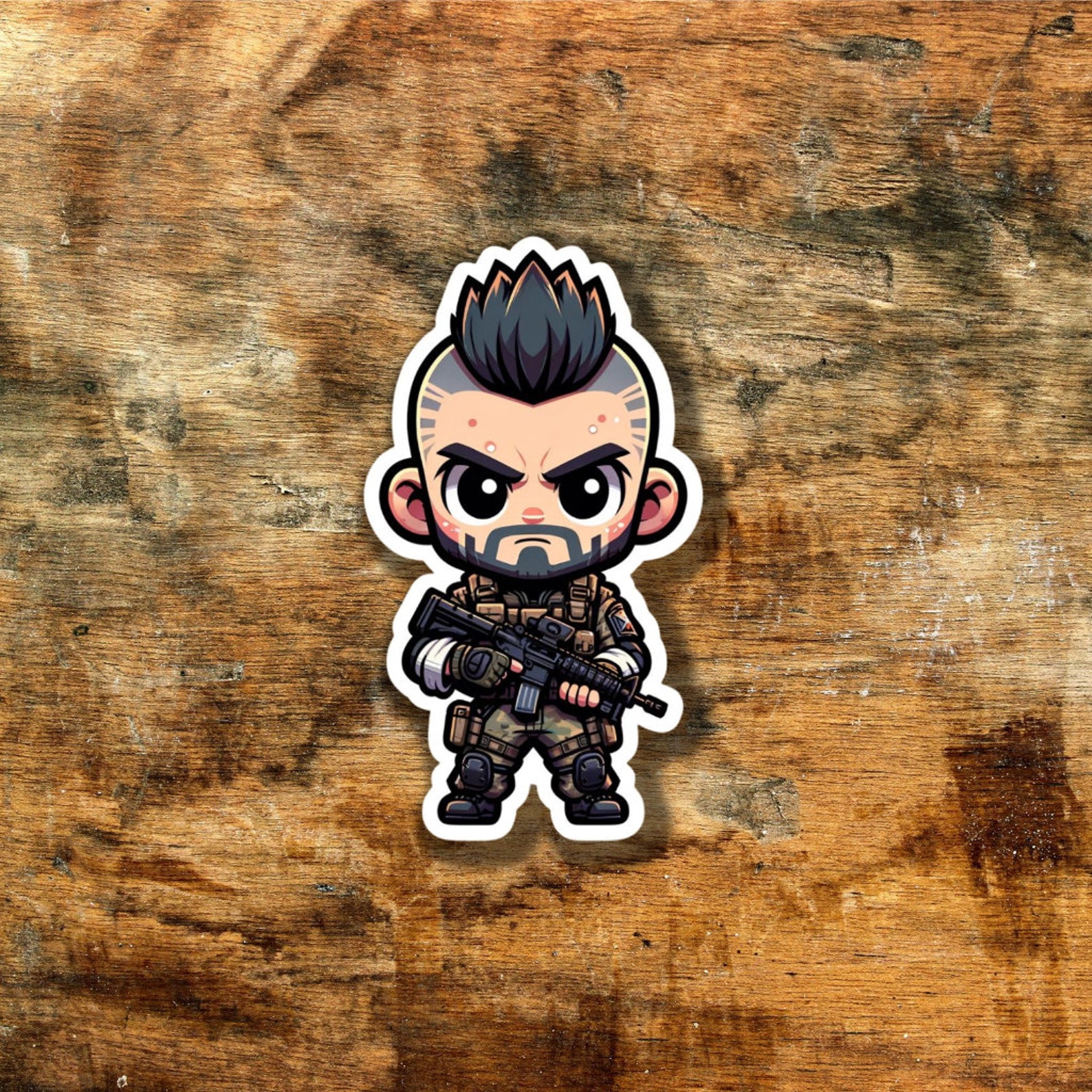 Soap Mactavish Inspired Chibi Sticker Soap Mactavish Inspired Chibi ...