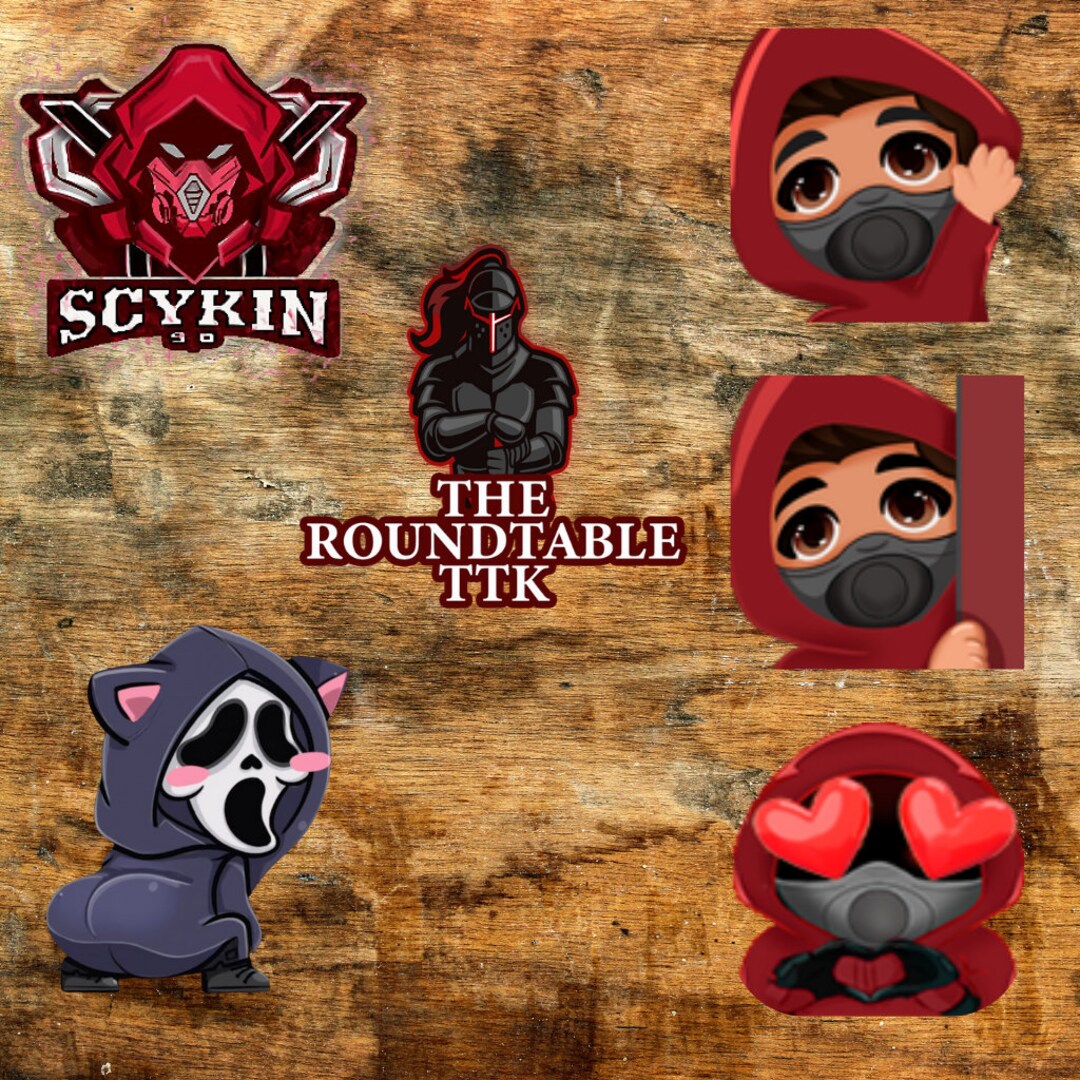 TTK Boss Streamer Sticker Pack : Gamer Decal logo Design by Val La ...