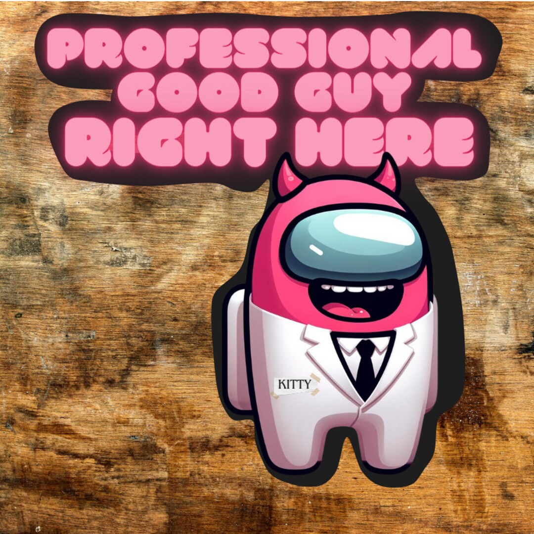 Among Us Imposter Inspired Chibi Sticker: Gaming Character Decal for ...