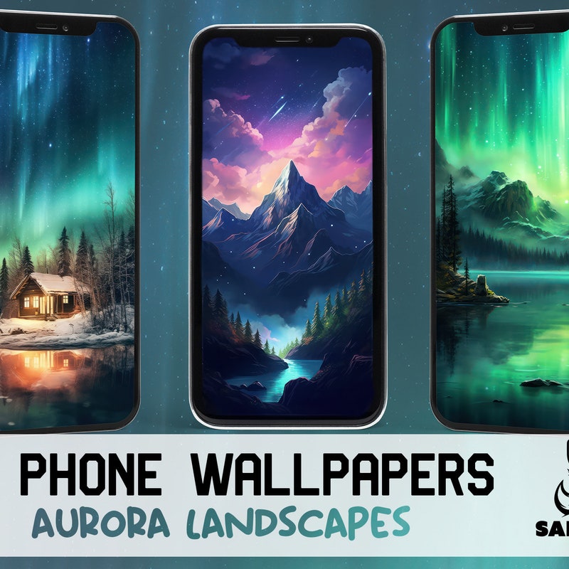 Aurora Wallpaper - Etsy