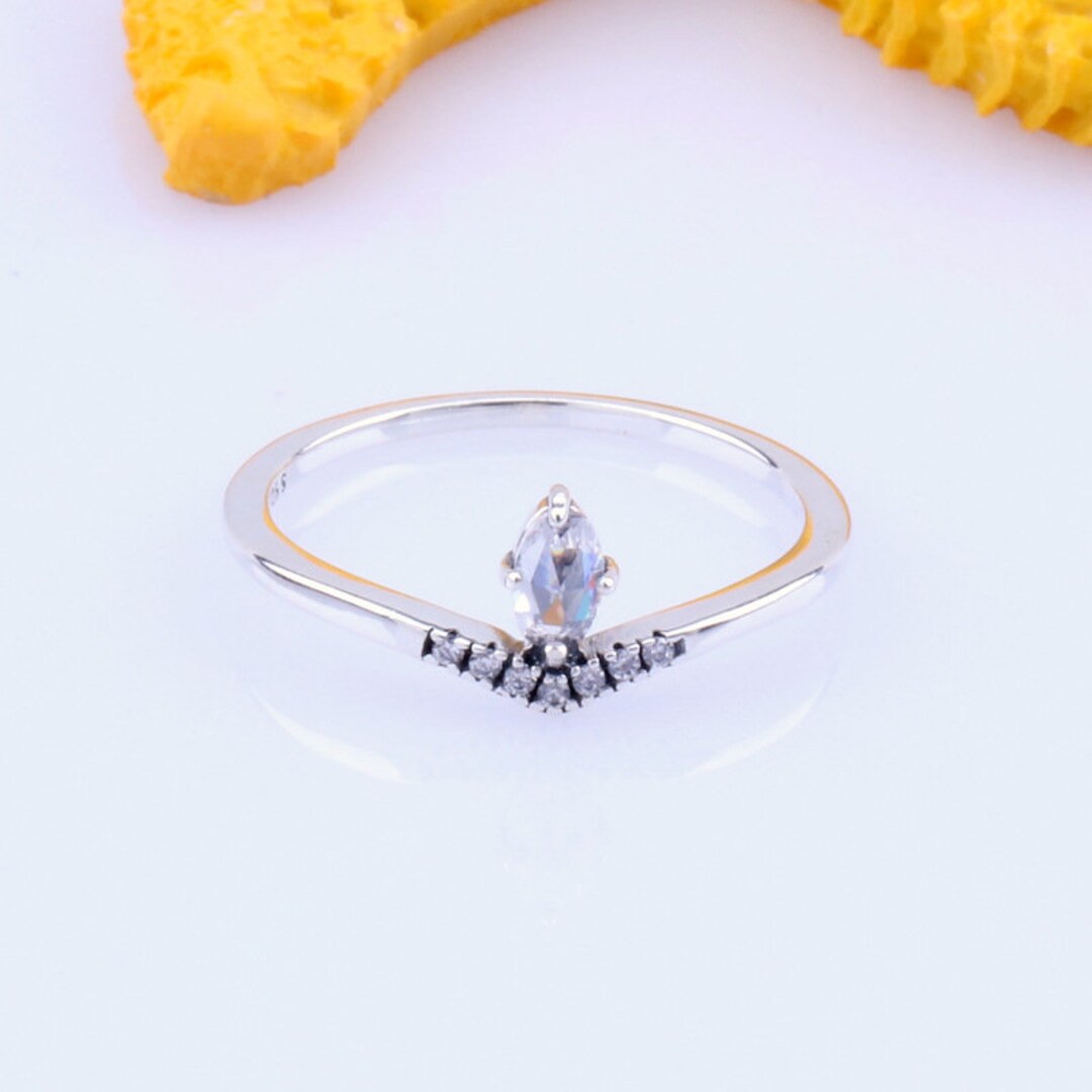 Pandora Classic Wishbone Ring S925 Ale Sterling Silver - Etsy