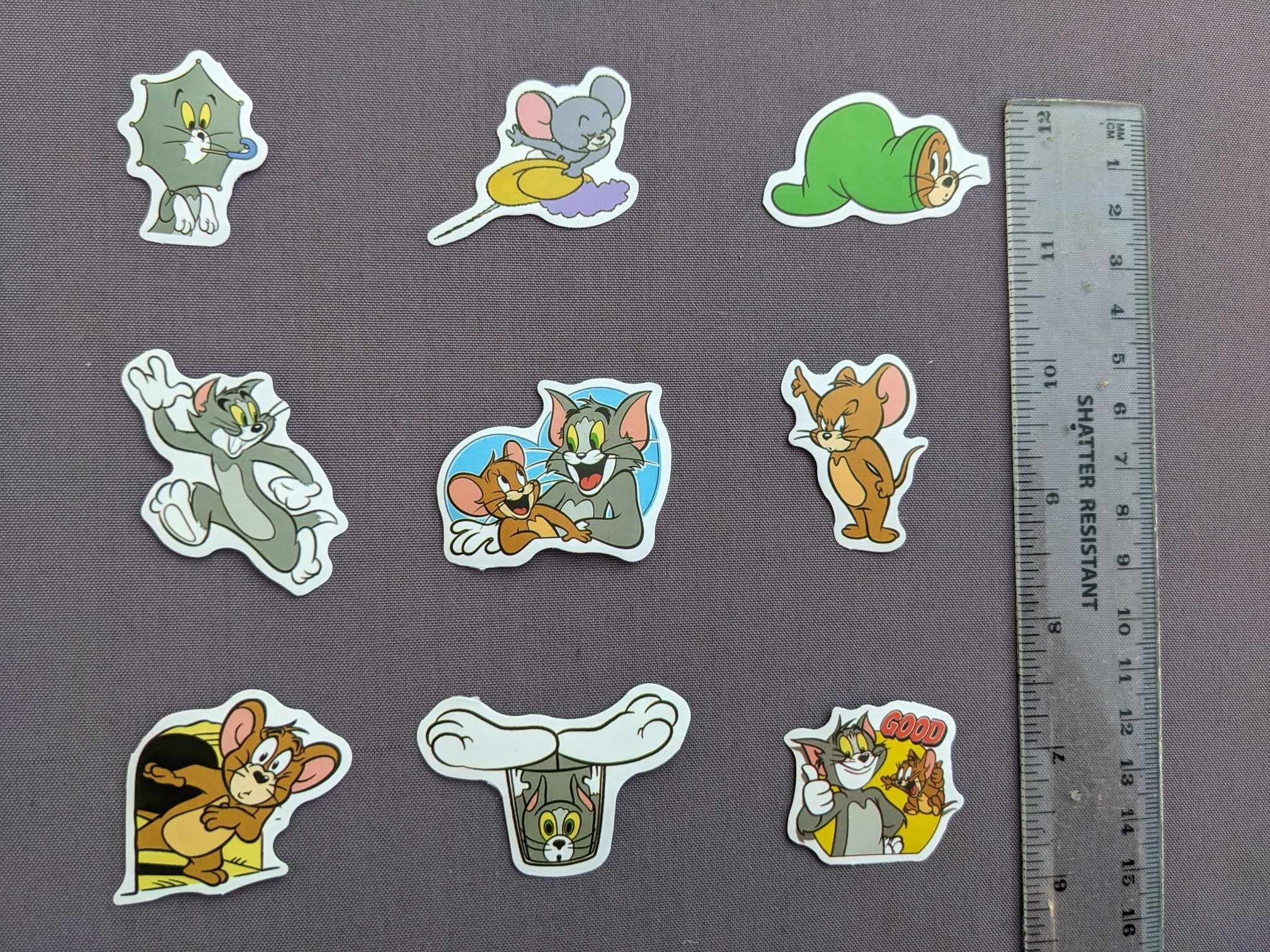 40/80 Tom and Jerry Stickers Cartoon Stickers 5 FREE - Etsy