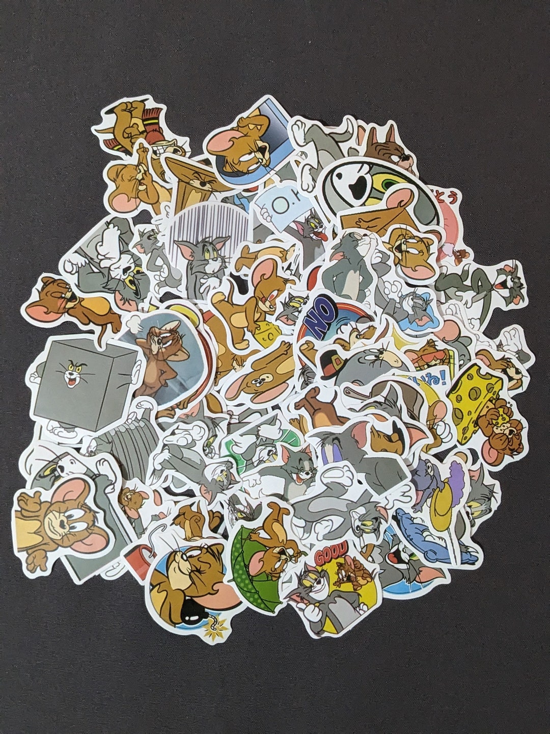 80 Tom and Jerry Stickers No Repeats Cat & Mouse Stickers - Etsy