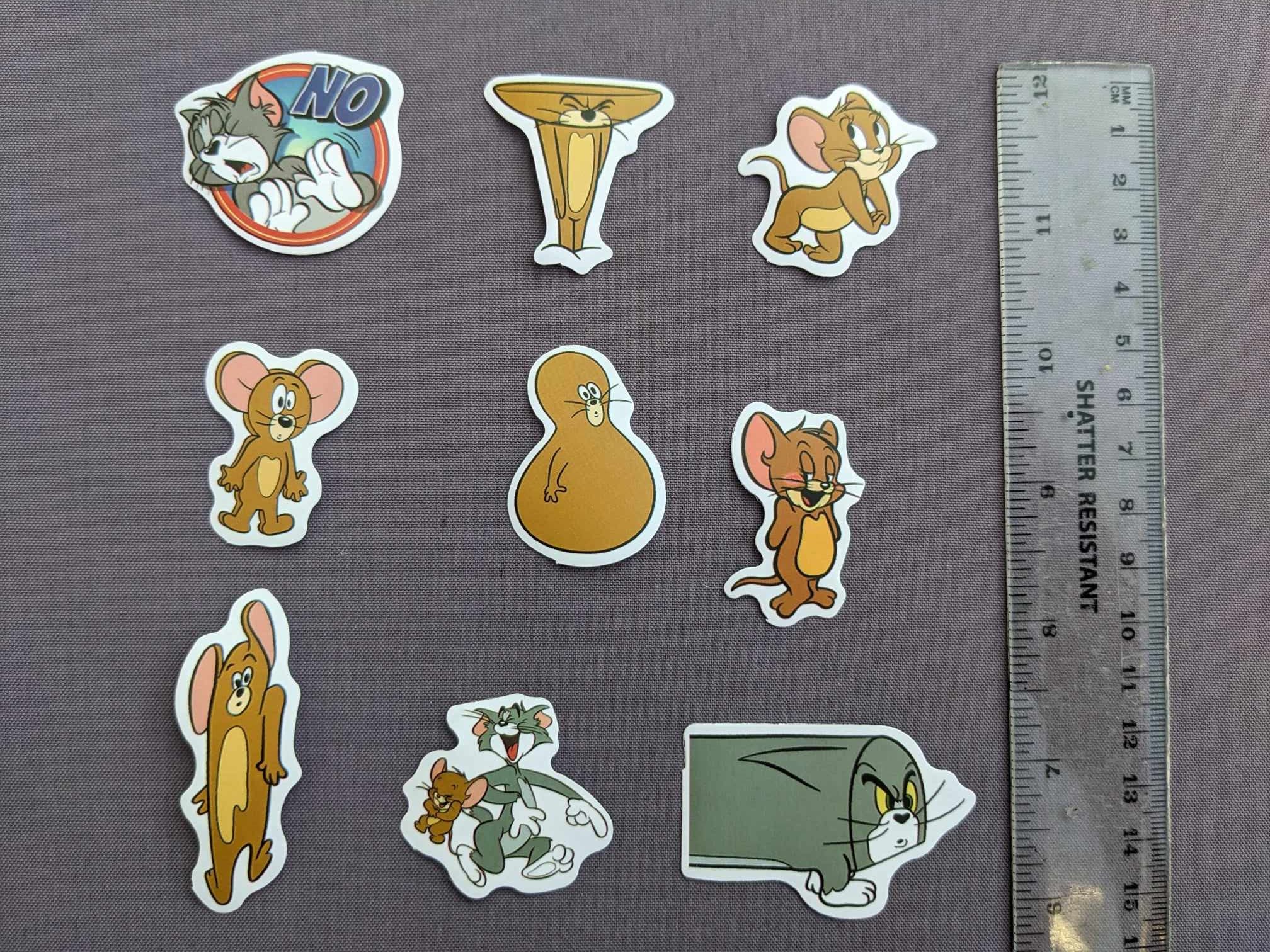 40/80 Tom and Jerry Stickers Cartoon Stickers 5 FREE - Etsy