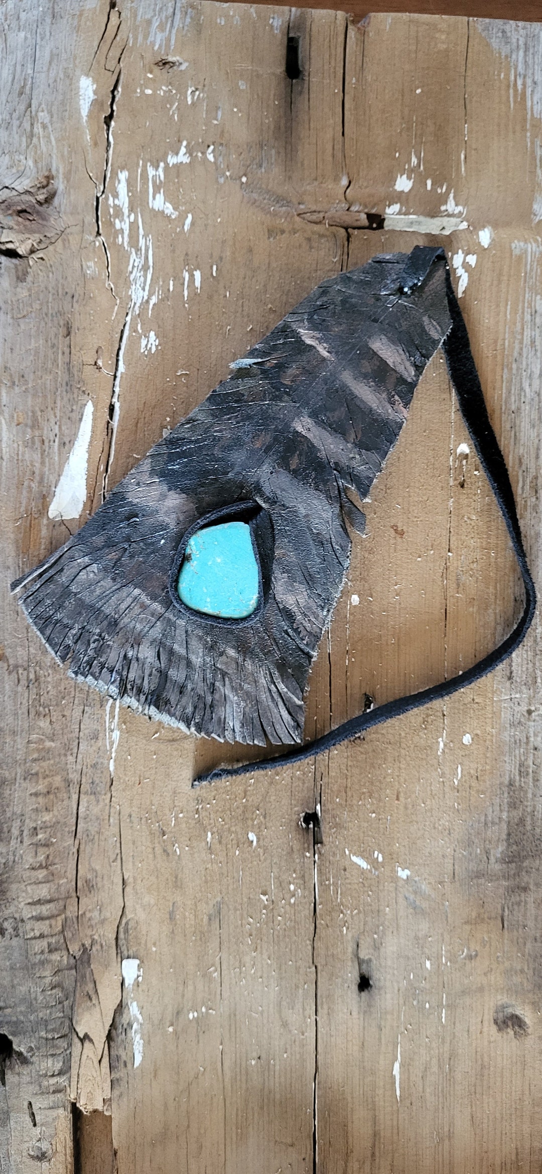 Turquoise Turkey Feather - Etsy