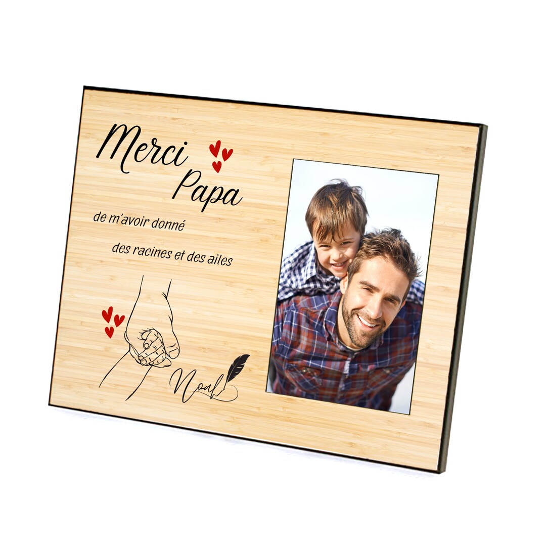 Personalized Super Dad Photo Frame Father's Day Dad Gift - Etsy
