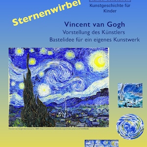 Vincent Van Gogh Worksheet Starry Night and Reproduction - Etsy