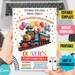 Editable Train Birthday Invitation Template, Boys and Girls Train Party ...
