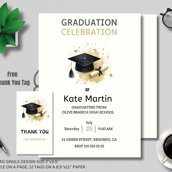 College Graduation Invitations - Etsy