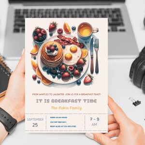 Breakfast Invitation, Staff Employee Appreciation Breakfast Invite ...