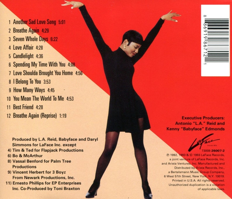 Tony Braxton, CD, Singer, Actress, Soulful R7B, Passionate Lyric ...