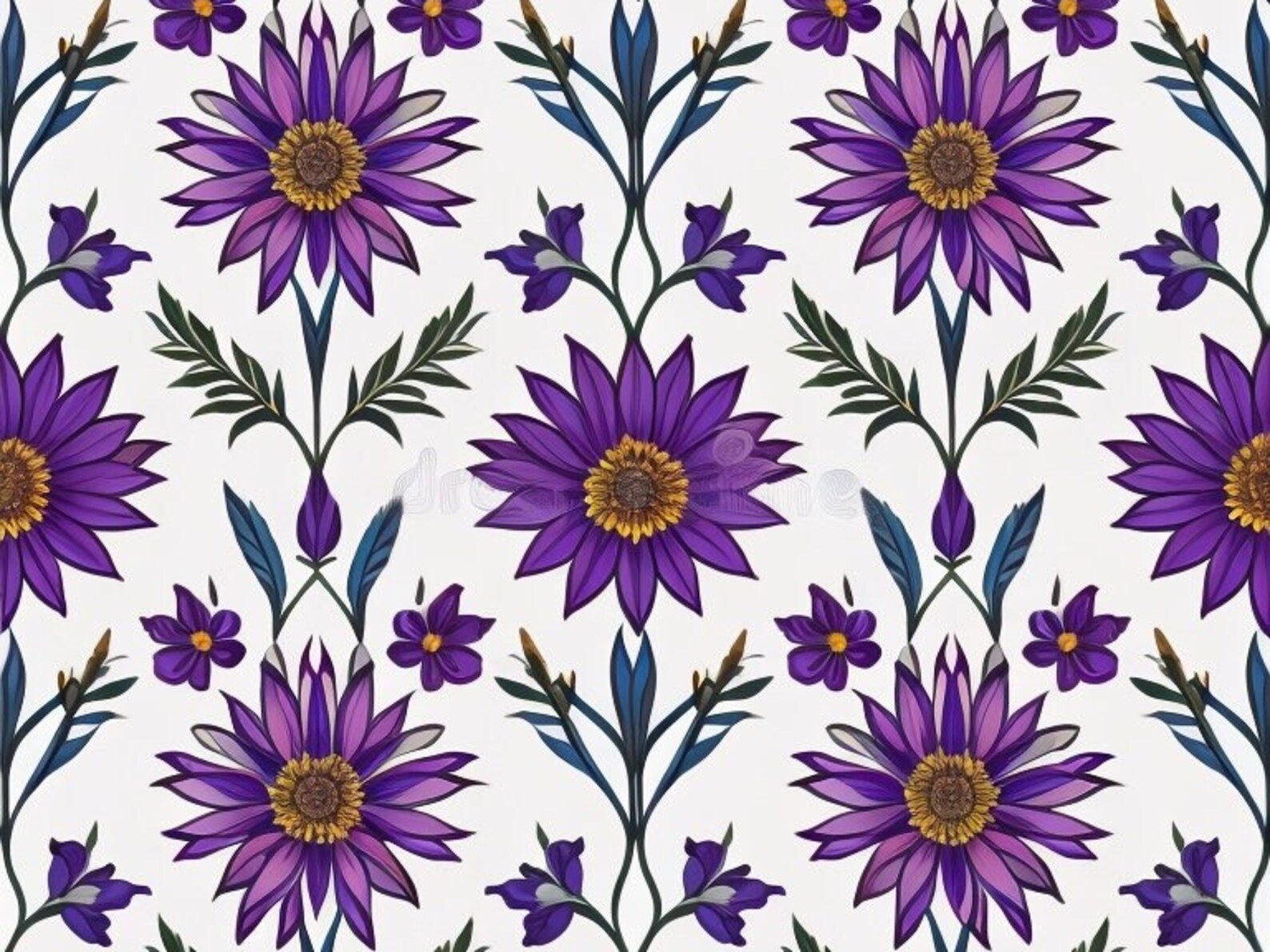 Beautiful Purple Flower Pattern - Etsy