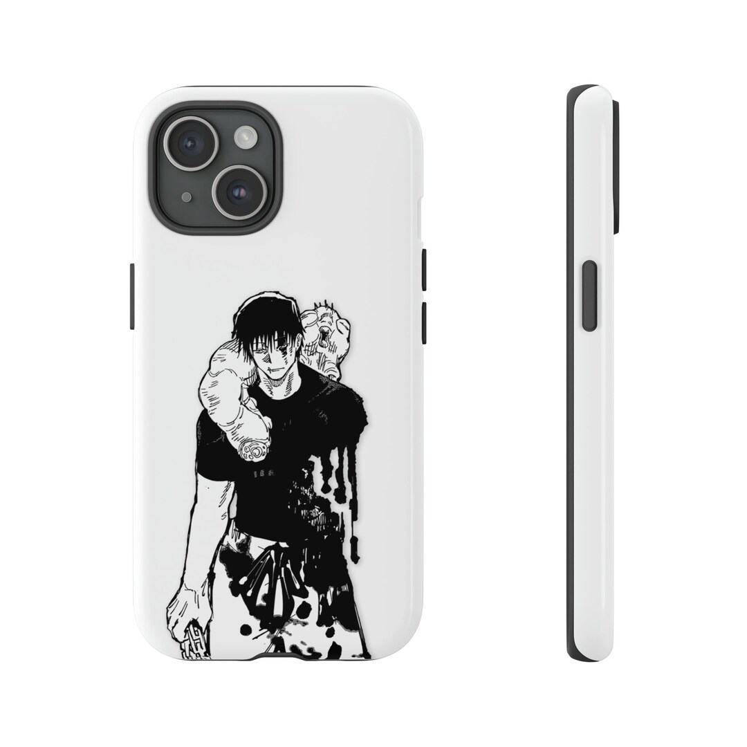 Toji Tough Phone Case, Jujutsu Kaisen Case, White Anime Tough Case ...