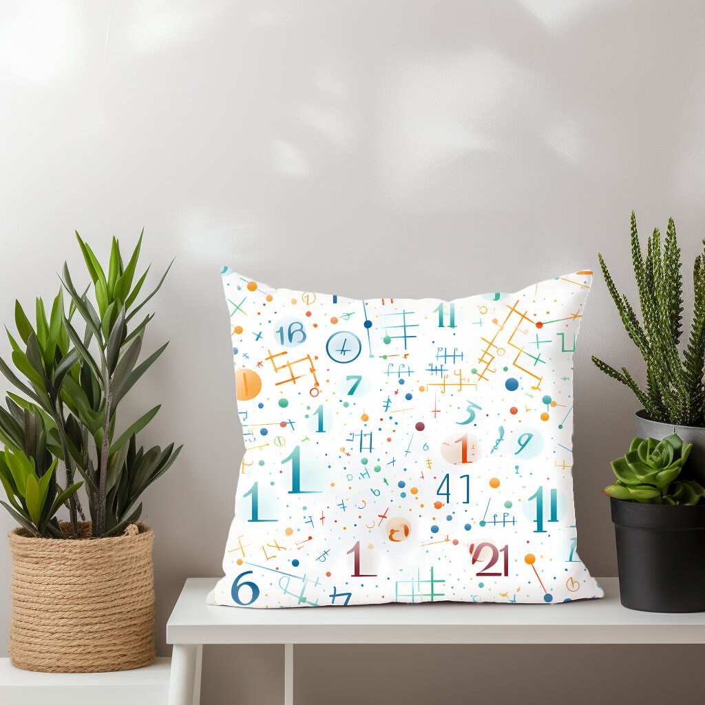 10 Seamless Maths & Numeracy Patterns | Digital Paper Scrapbook ...