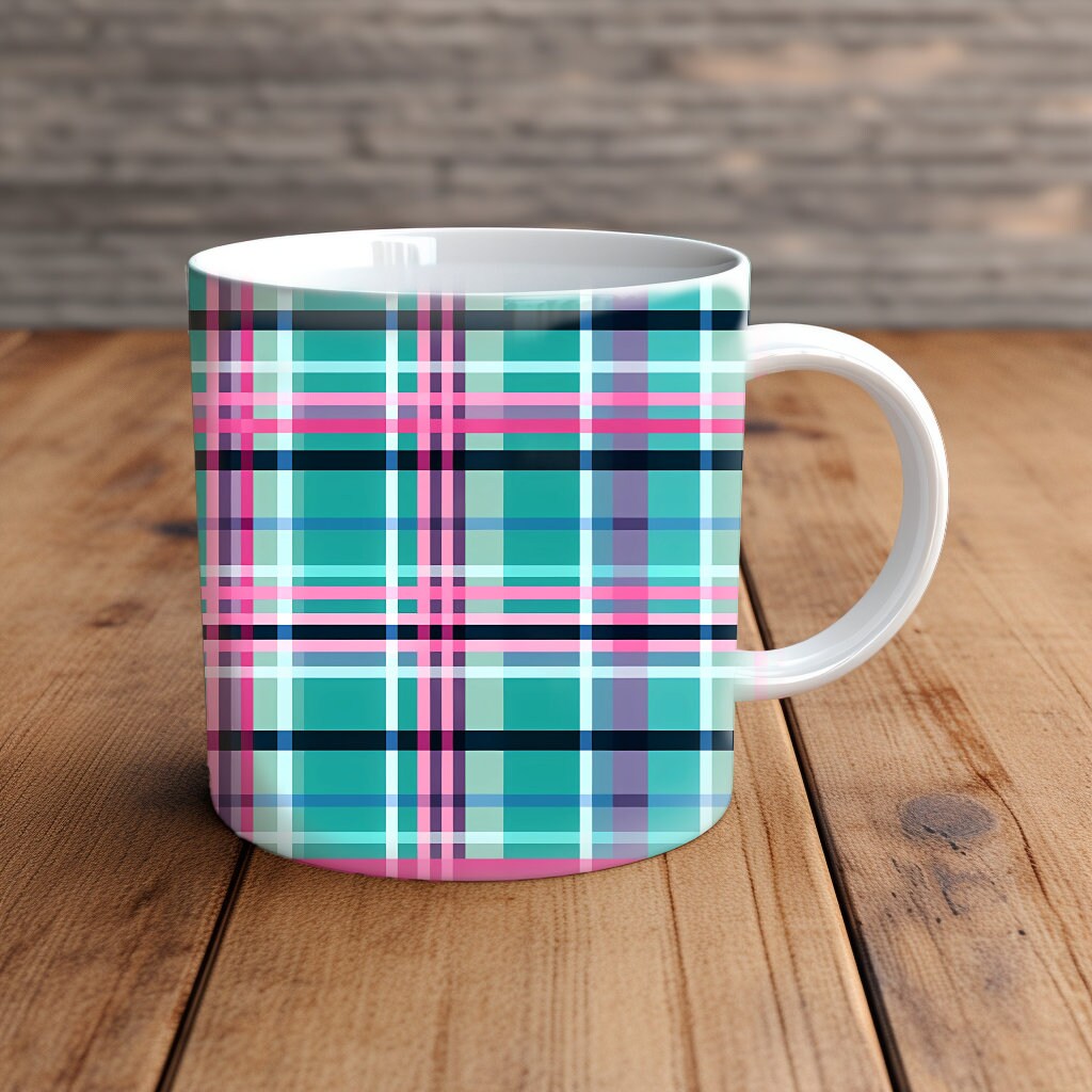 10 Seamless Pretty Plaid Patterns | Digital Paper Scrapbook Patterns ...